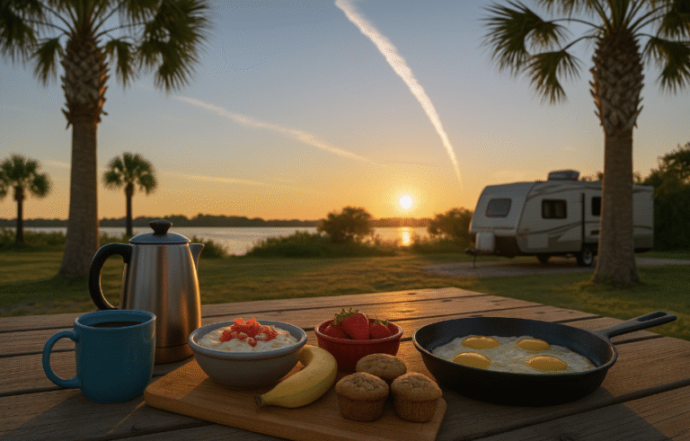 Quick Breakfast Ideas for Busy Camping Mornings – Cape Kennedy RV Resort